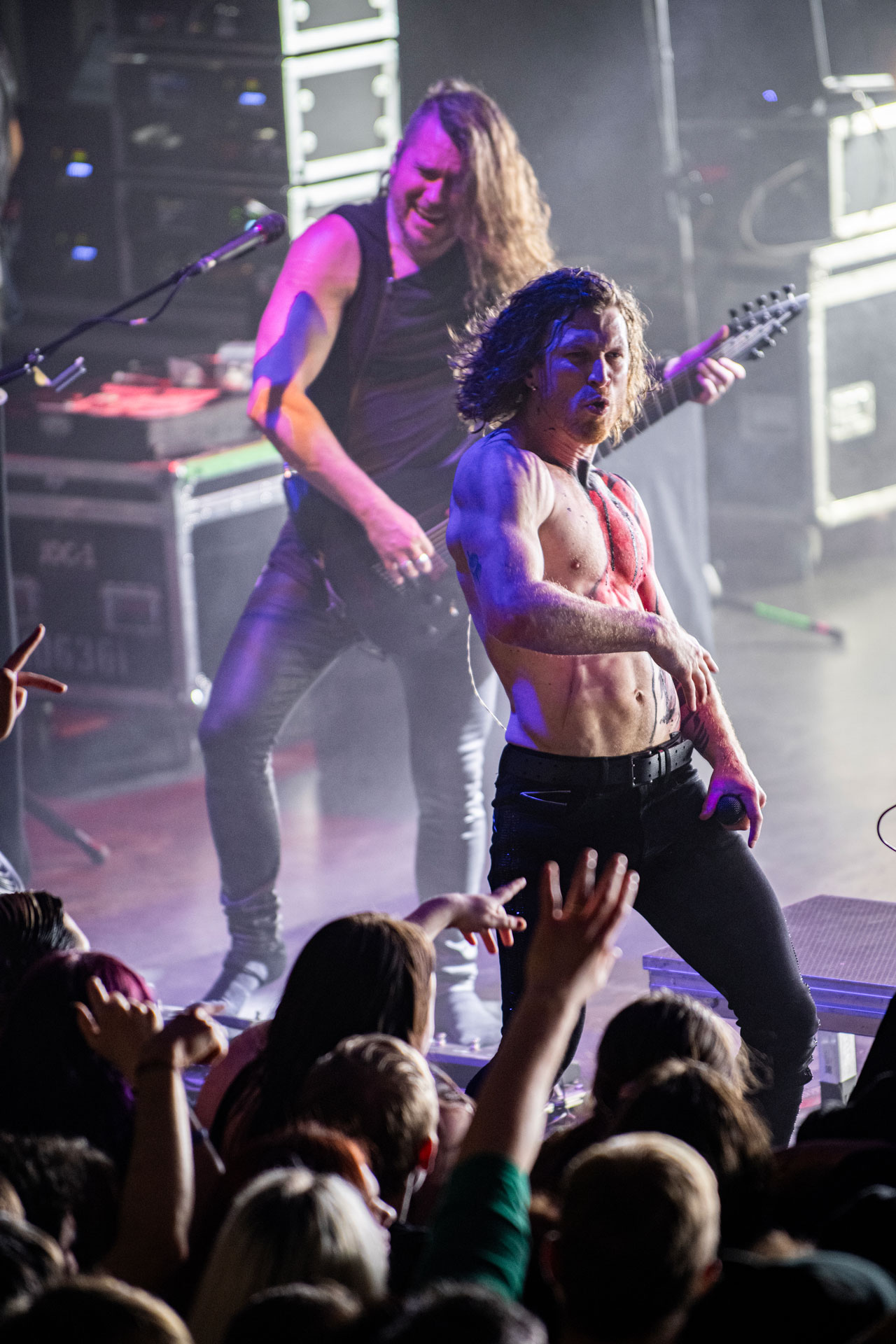 Lead Singer Jonny Hawkins and Guitarist Mark Vollelunga of Nothing More ...