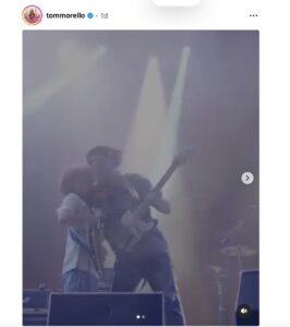 Tom Morello Introduces His Rocker Son, Roman Morello, to Audience in ...