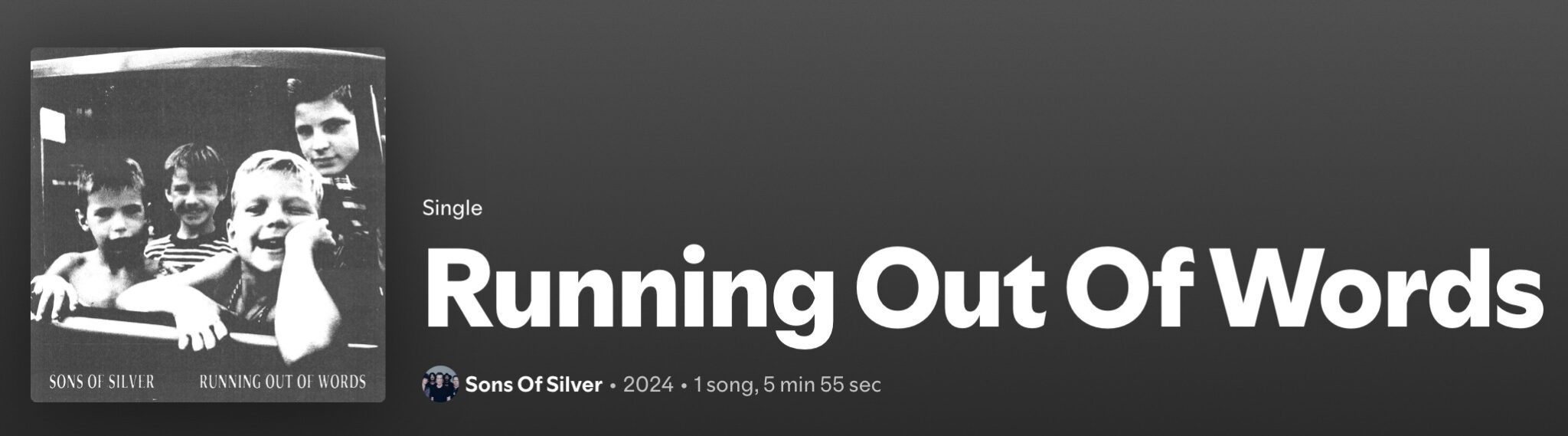 New Music: Sons Of Silver Drop ‘Running Out Of Words,’ Prep for Tour ...